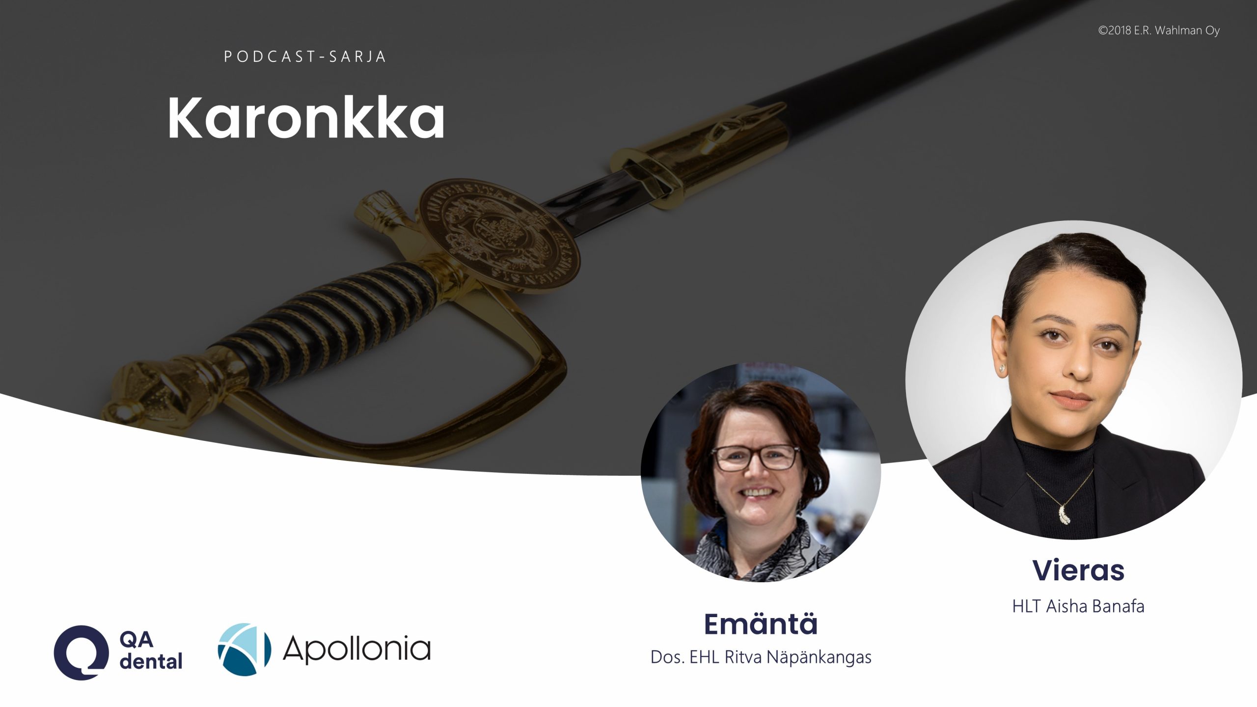 Tuoreessa Karonkka-podcastissa haastateltavana HLT Aisha Banafa ja ...